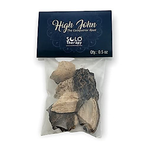 Solo Therapy High John The Conqueror Root, 0.5 oz, Ipomoea Jalapa, High John Root, for Spells, Magick, Charms, Drawing Luck, Financial Success, Increasing Love, Luck and Justice