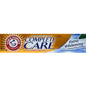 Arm & Hammer Complete Care Toothpaste, Fresh Mint, Whole Mouth Protection, 6.0oz