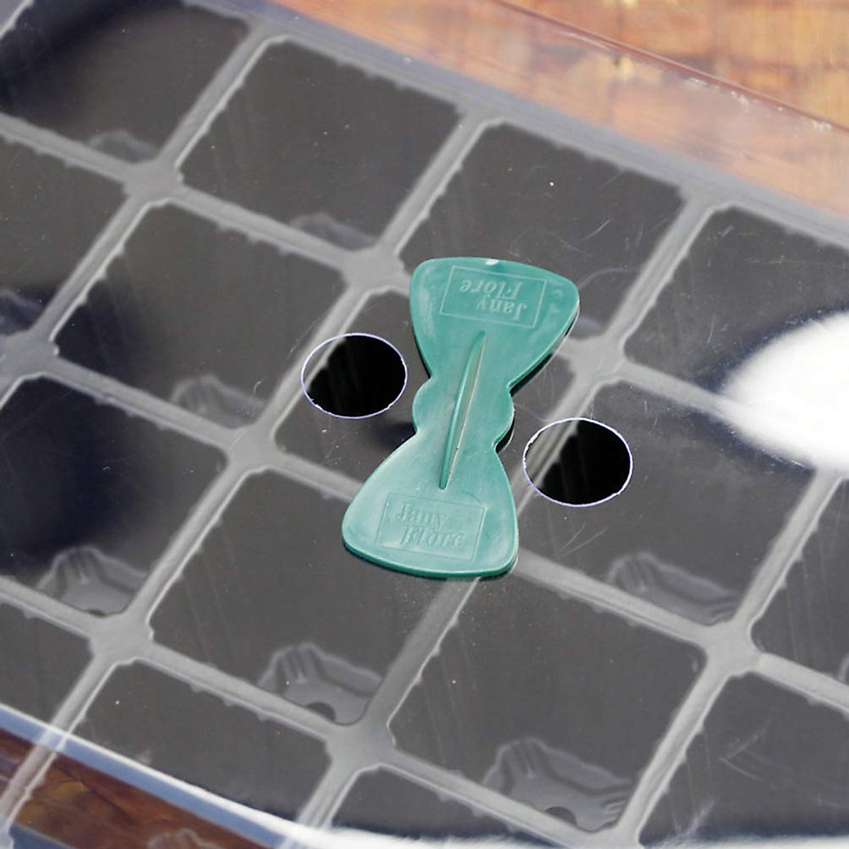 Happyyami 4 Sets 24 Plug Plant Trays Tray Kits Propagation Tray Germination Dome Germination Trays Supplies Starter pots Pot Trays Micro Greens Plant Germination Tray Organic Planter