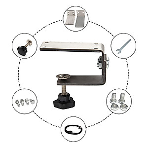 YESHMA Clamp Compatible with USB Handbrake Clamp PC for Racing Games Compatible With G25/27/29 G920 T500 T300 G923(Clamp)