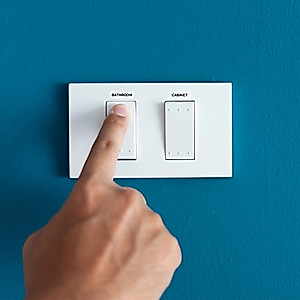 328 Pieces Light Switch Label Sticker Clear Transparent with Text, Waterproof Switch Panel Labels for Home Kitchen Bathroom Office School, Include Blank Labels and Tweezer