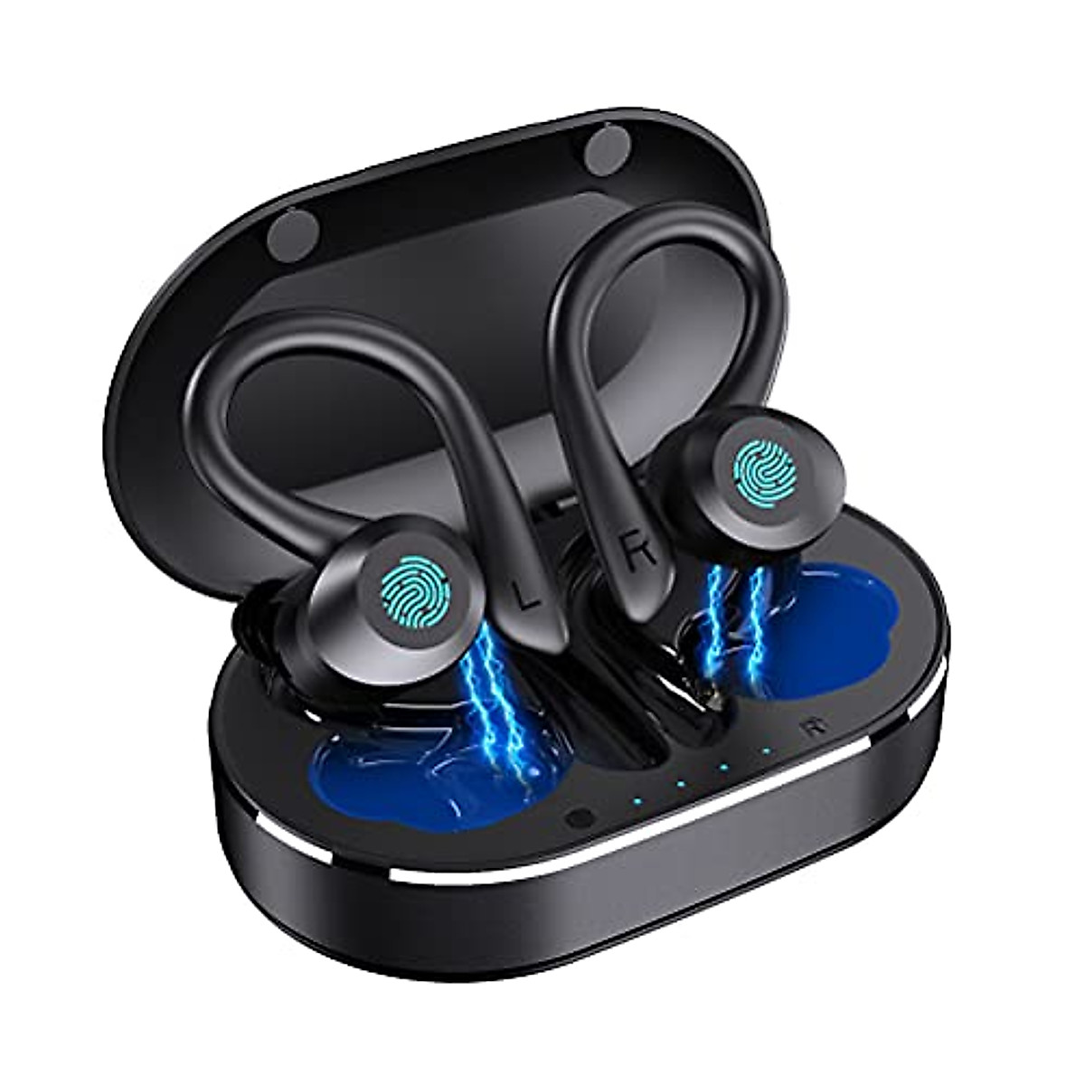 5. 1 ANC Wireless Headphone Portable Noise Cancelling Wireless Headset (Black) Gifts for Men Women