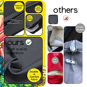 2Pcs Outdoor Seat and Back Cushion Replacement Covers Set Fit for Patio Furniture Sofa Chair Loveseat Sectional Couch,Durable Fadeless, 25Wx26Dx6H,25Wx18Dx6H,Dark Grey-Include Cover Only