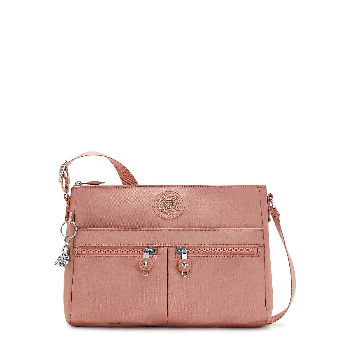 Kipling New Angie Crossbody Bag Dt Warm Rose