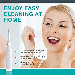 Electric Dental Calculus Remover Tartar Scraper - Teeth Polishing Dental Cleaner Tool Kit - Remove Tooth Stains