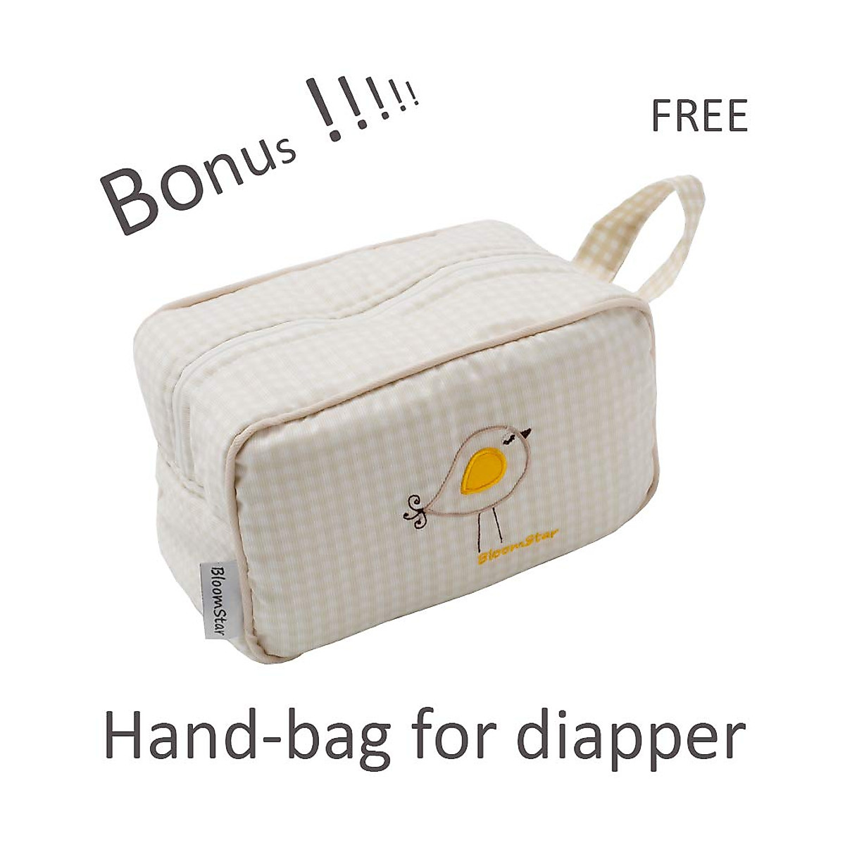 BLOOMSTAR Diaper caddy Baby Diaper Caddy Organizer Nursery Storage Bin Portable Holder Basket for Car |Gift Diapper Handbag