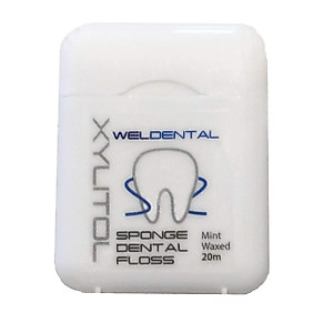 WELdental Sofresh Flossing Toothbrush - Adult Size, You Choose Color and Quantity (2, Seafoam) Bundle Xylitol Dental Floss