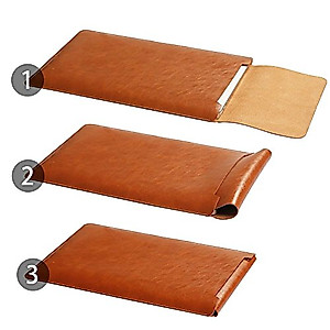SOYAN Laptop Sleeve for 13-Inch MacBook Air 2018-2022 and 13-Inch MacBook Pro 2016-2022 (Brown)