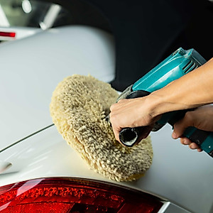 8" Wool Double Sided Buffing Pad for 2-Sided Compound Cutting and Polishing