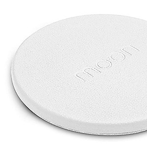 Moon M599 Qi-Enabled Wireless Charging Pad (White Leather)