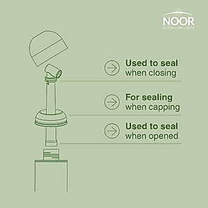 Portable Bidet Sprayer - 13oz Leakproof & Durable Handheld Travel Bidet by Noor - Eco-Friendly & Discreet Peri Bottle for Personal Hygiene On-The-Go - Reusable Handheld Bidet for Out-of-Home Use