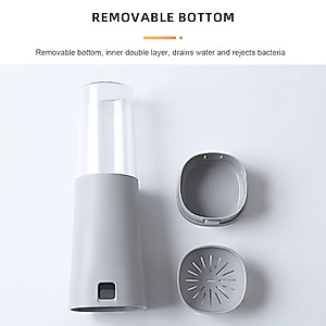 Cutlery Holder with Cover - CooSilo Plastic Chopsticks Holder Detachable Kitchen Cutlery Storage Organizer Utensils Fork Spoon Knives Storage Holder for Kitchen Cabinet or Pantry