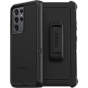 OtterBox for Samsung Galaxy S21 Ultra 5G, Superior Rugged Protective Case, Defender Series, Black