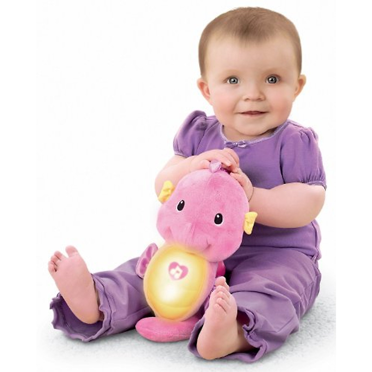 Fisher-Price Ocean Wonders Soothe & Glow Seahorse, Pink