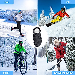 BINE Mens Winter Hat Cold Weather Face Mask Balaclava Hood Outdoor Sports Balaclava Windproof Gray