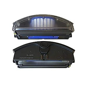 Hepa Filter Dust bin AeroVac Bin Box Compatible for Irobot Roomba 500 600 Series 527 595 620 675 692 694 Collection Box Filter Box Collector Parts Replacement (not fit 680 690)