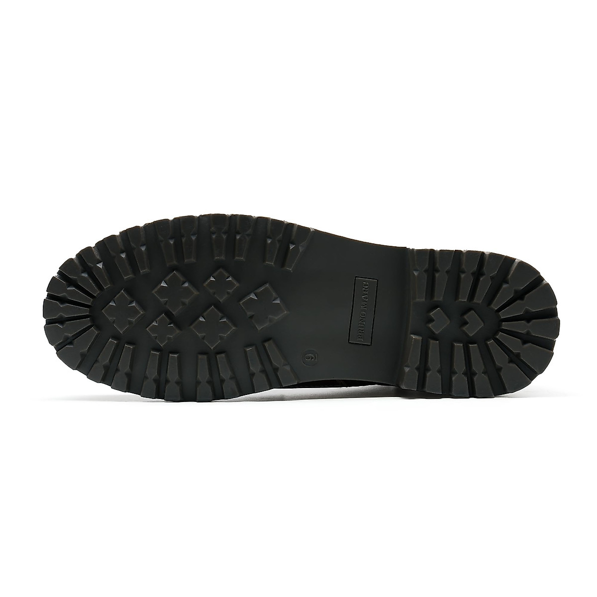 Bruno Marc Men's Motorcycle Combat Oxford Boot Fur Lining Warm Zipper Boots,Size 10.5,Engle-01-Black,ENGLE-01