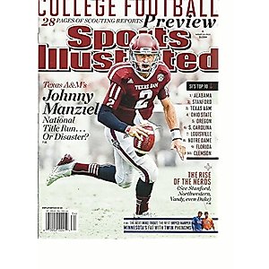SPORTS ILLUSTRATED, COLLEGE FOOTBALL PREVIEW, 2013 (28 PAGES OF SCOUTING REPORTS