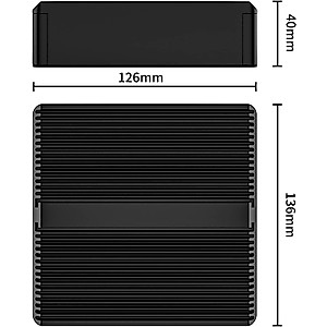 Micro Firewall Appliance, Fanlesss Mini PC, VPN, OPNsense, Soft Router, Intel Processor N100, H11, AES-NI, 4 x Intel 2.5GbE I226-V LAN, HDMI2.0, DP, No RAM, No Storage, No System