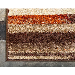 Unique Loom Autumn Collection Area Rug - Wheat (2' x 6' 1" Runner, Multi/ Beige)