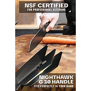 DALSTRONG 12pc Professional Knife Block Set-Black Titanium Nitride Coated-Gift High-Carbon Stainless Steel Knife Set with Block-NSF Certified Premium Kitchen Set