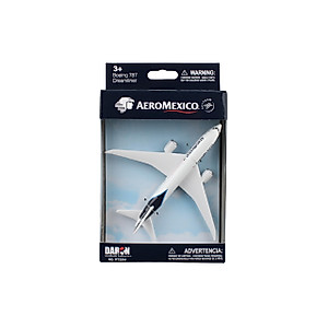 Daron Aeromexico Single Plane, White and Block