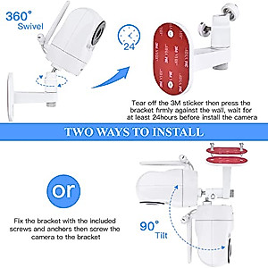 Adjustable Baby Monitor Wall Mount for Vtech VM901 and VM919HD, Perfect View Angle and Easy Installation Without Drilling