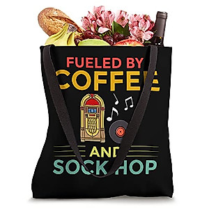 Sock Hop Sox 50s Music Party Dance 1950s Dancer Tote Bag