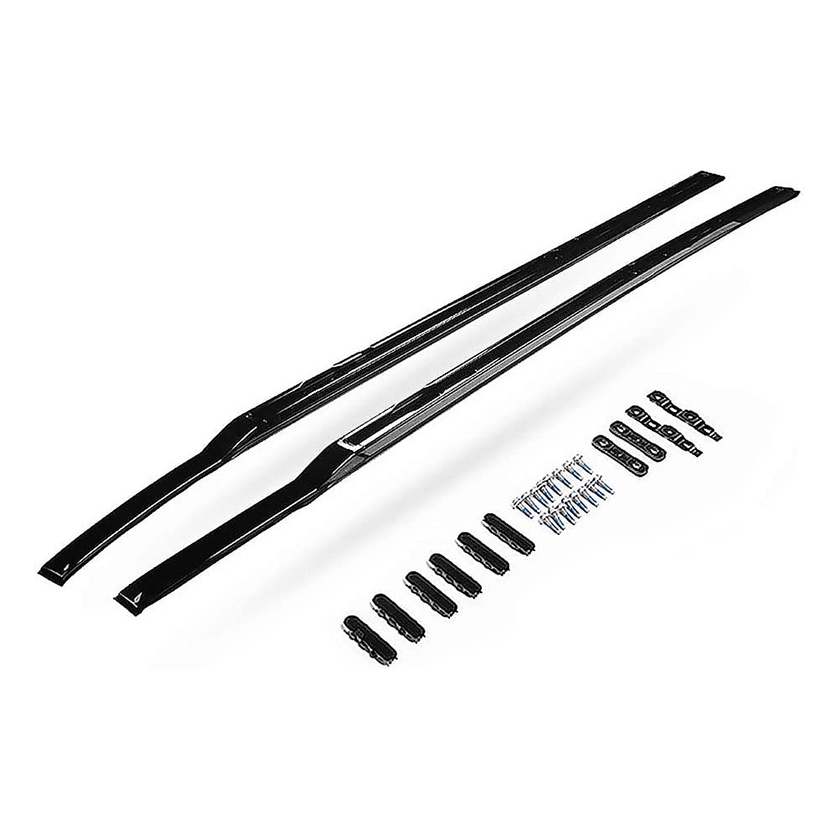 Roof Rails Fits for Rover Defender 110 130 2020-2023 4Doors Crossbar Black 2PCS Luggage Carrier Roof Rack Cargo Carrier Car Accesories