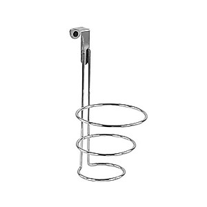 Spectrum Diversified Hair Dryer Holder, Over the Cabinet Door, Chrome