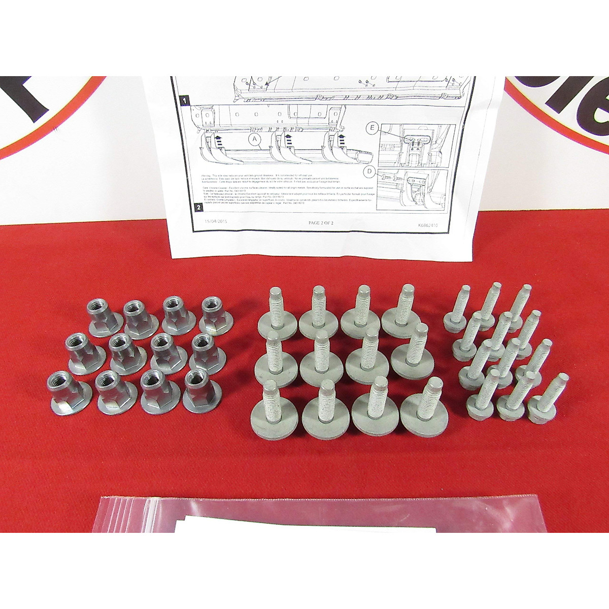 DODGE RAM 1500 2500 3500 4500 5500 sidestep hardware mounting kit NEW OEM MOPAR