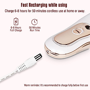 Epilator for Women - 3 in 1 Epilators Hair Removal for Women with Lady Shaver and Callus Remover, Electric Tweezers Face Hair Remover for Legs, Bikini, Arms