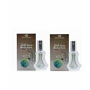 White Musk - Eau De Perfume Natural Spray - 35 ml (1.15 fl. oz) by Al-Rehab- 2 pack