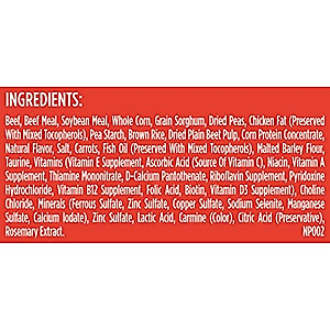 Rachael Ray Nutrish Premium Natural Dry Dog Food, Real Beef, Pea, & Brown Rice Recipe, 6 Pound Bag (Packaging May Vary)