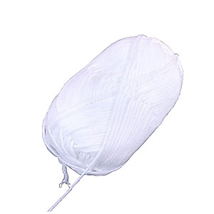 EXCEART Black Yarn Green Yarn Purple Yarn Knitting Yarn Red Chunky Yarn for Crocheting Doll Roving Textured Yarn White Accessories Simple Red Yarn Crochet Yarn Milk Cotton Yarn