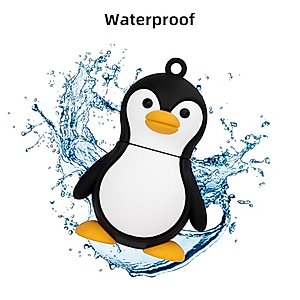 USB Flash Drive 64GB Cute Penguin Model USB Drive Thumb Drives USB 2.0 Memory Stick for External Data Storage