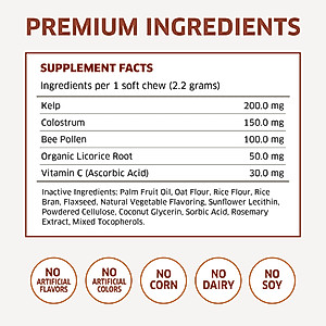 Dog Allergy Relief - Dog Allergy Chews - Itch Relief for Dogs - Anti Itch for Dogs - Dog Itchy Skin - Dog Allergy Support - Treats Hot Spots - Healthy Skin & Coat - Immune Health Supplement - 120 Ct