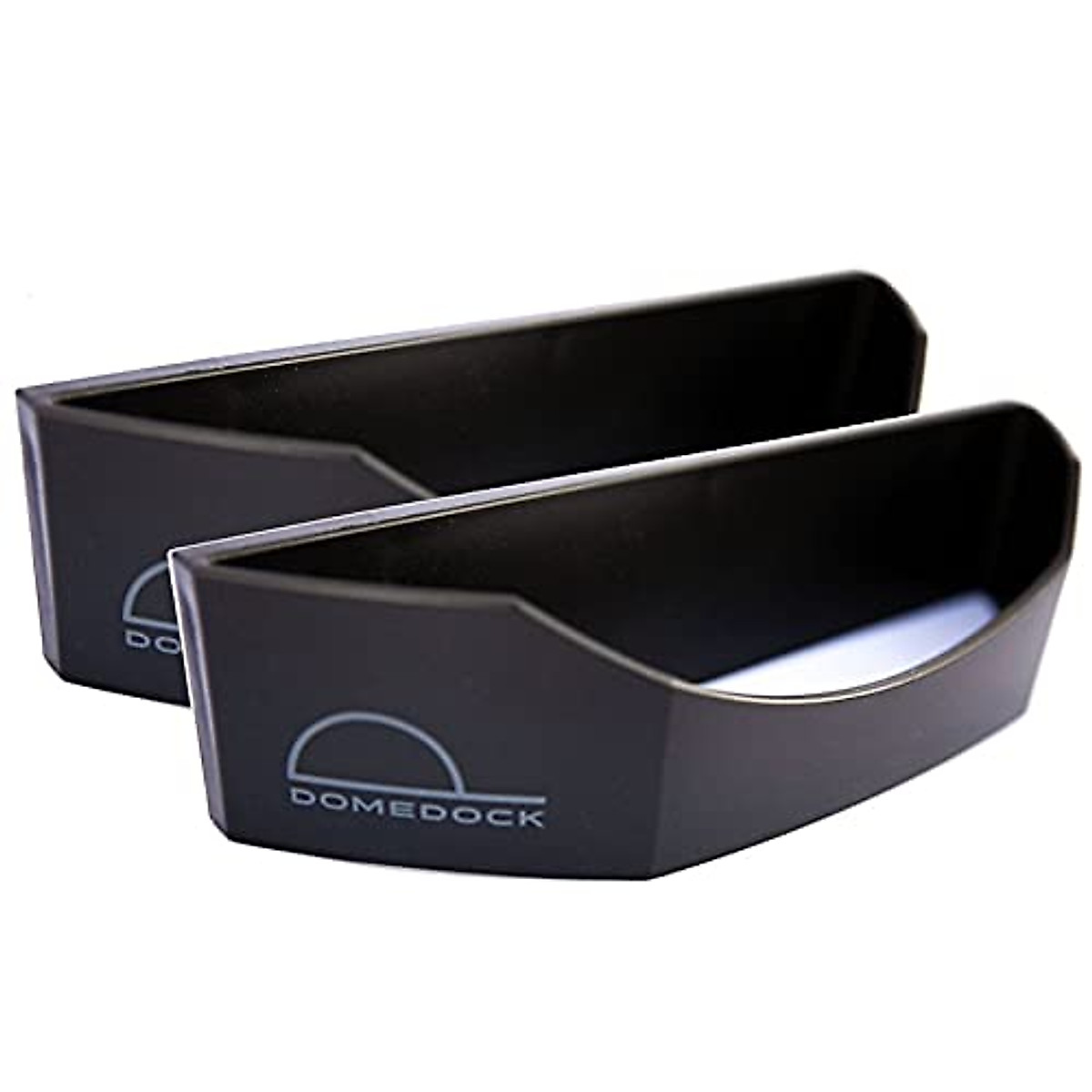 Dome Dock The ORIGINAL American, patented, Wall Mount Hat Rack 25 Ball Cap Storage. Compact Hat Organization System. Made and Shipped in USA. (2-Pack, Black)