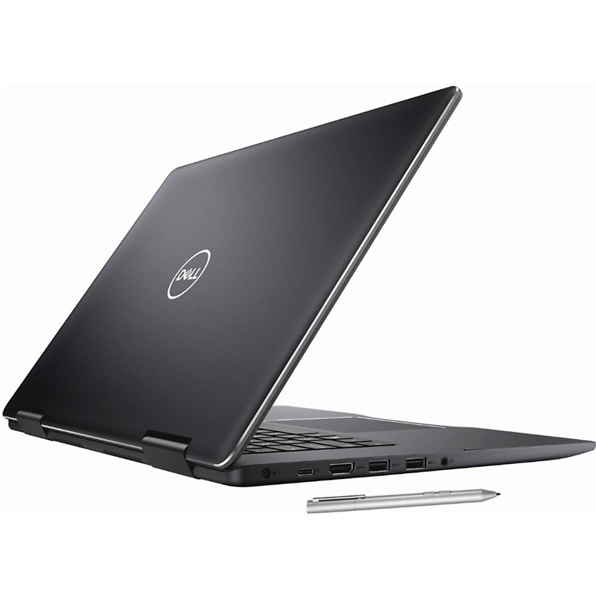 Dell - 2-in-1 15.6" 4K Ultra HD Touch-Screen Laptop - Intel Core i7 - 16GB Memory - NVIDIA GeForce MX130 - 256GB SSD - Abyss Black