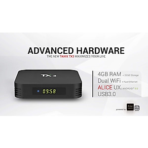 Amlogic S905X3 Android 9.0 TX3 4GB DDR3 RAM 64GB ROM TV Box Android TV Box 4K Ultra HD Support 2.4G/5.8G Dual WiFi BT 4.0 HD 2.1 USB 3.0 with h9