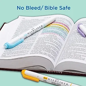 Zebra Pen 78101 Mildliner Double Ended Highlighter Set, Broad and Fine Point Tips, Assorted Fluorescent and Cool Ink Colors, 10-Pack