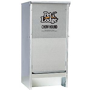 LITTLE GIANT Automatic Dog Feeder - Pet Lodge - 12 lb Chow Hound Pet Feeder (Item No. CH12)
