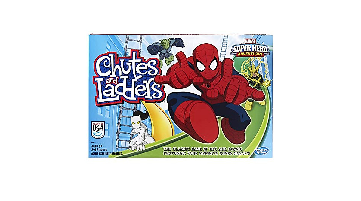 Marvel Spider-Man Chutes & Ladders Game - Fun for All!
