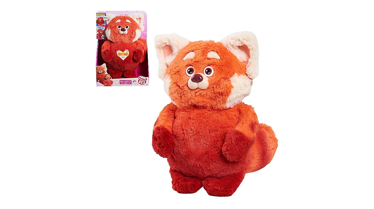Disney Pixar Turning Red Red Panda Mei Plush - 12-Inch Animated Toy