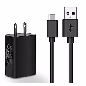 VOTY USB Charger Compatile for Kyocera DuraForce Pro 2 E6910 E6920,Kyocera Duraxv Extreme E4810 with 6FT Type-C USB C Fast Charging Cable Power Cords,Rapid Wall Charger AC Adapter for Kyocera Phone