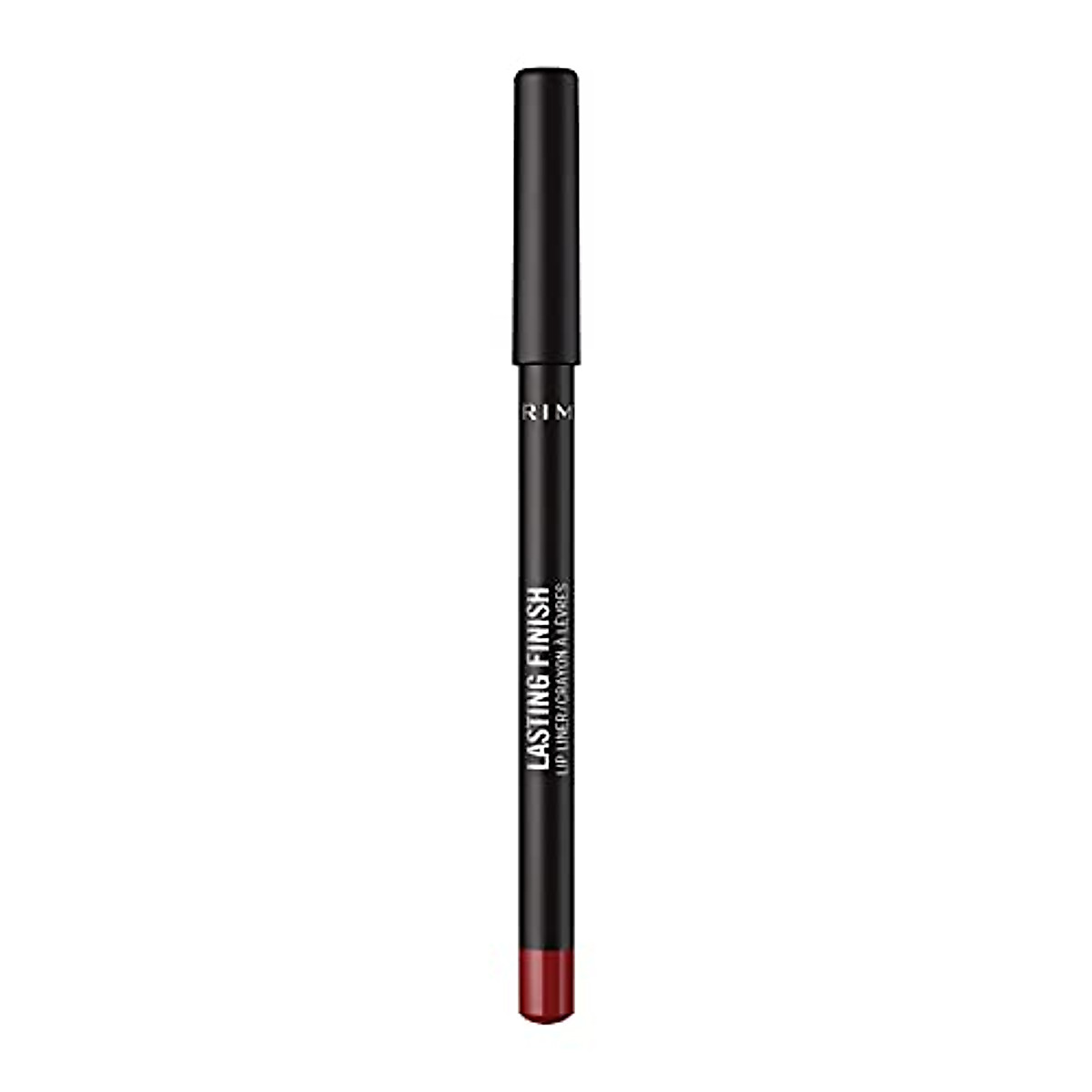 Rimmel Lasting Finish 8HR Soft Lip Liner Pencil - Vibrant, Blendable Formula to Lock Lipstick in Place for 8 Hours - 580 Bitten Red, .04oz