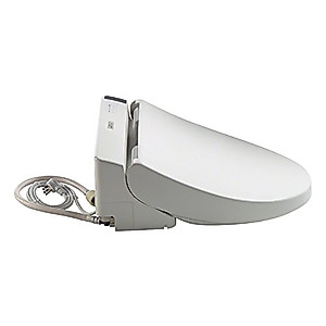 TOTO SW2043#01 C200 WASHLET Electronic Bidet Toilet Seat with Premist and SoftClose Lid, Round, Cotton White