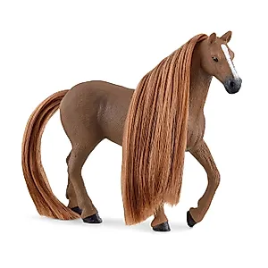 Schleich Horse Club Sofia's Beauties English Thoroughbred Mare Playset - Realistic Toy Figure with Brushable Hair and Accessories, Fun and Imaginative Play for Boys and Girls, Gift for Kids Ages 5+