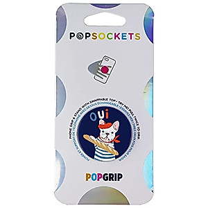 PopSockets: PopGrip Expanding Stand and Grip with Swappable Top - Frenchie