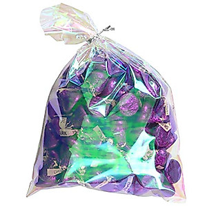 Iconikal Cello Bags, Iridescent Holographic, 6 x 9-Inch, 40-Count